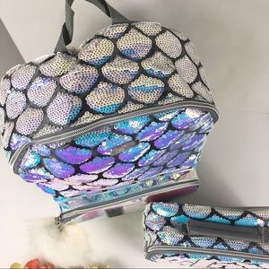 Justice | Accessories | Justice L Girls Mermaid Sequins Backpack ...